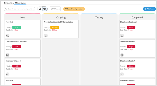 Task Manager - MedBoard