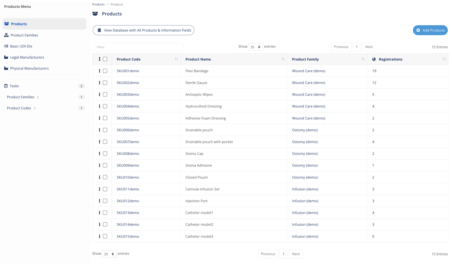 Products Information - MedBoard
