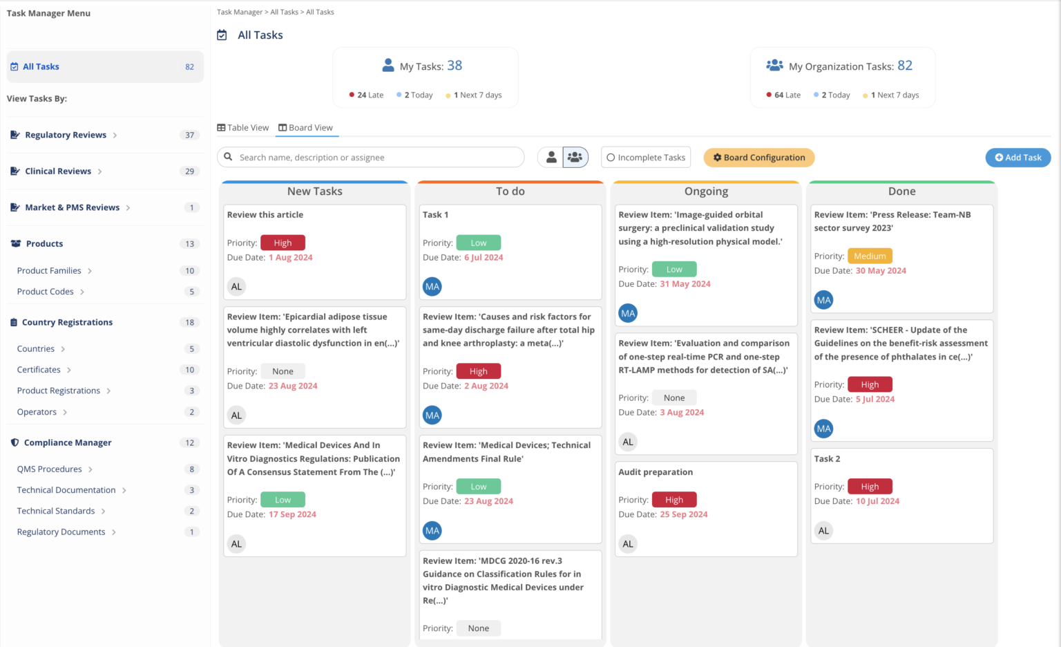 MedBoard - The Regulatory, Research & Intelligence Platform