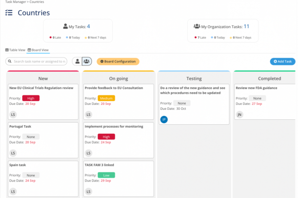 Task Manager - MedBoard